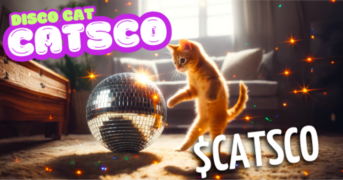 $CATSCO - Disco Cats with Disco Balls